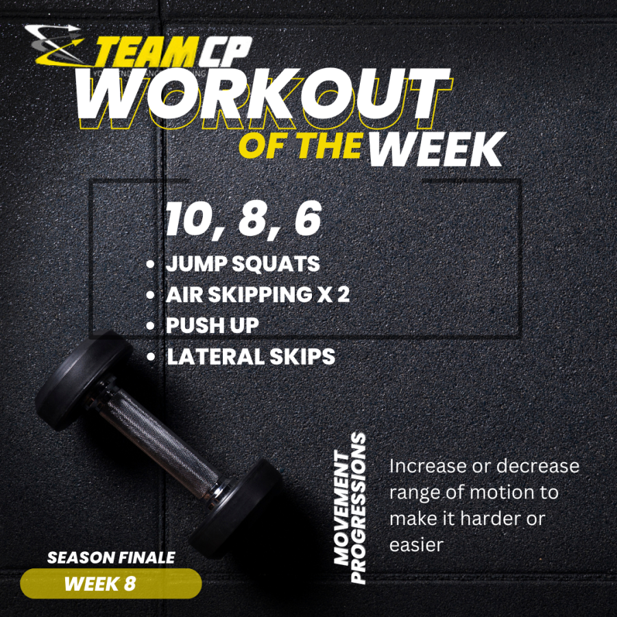 Workout of the Week - Season 1. Week 8. Season Finale. - TeamCP | Your ...